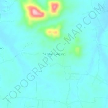 Sendang Agung topographic map, elevation, terrain