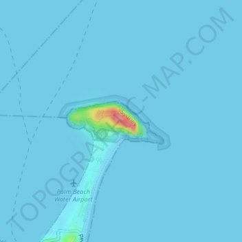 Barrenjoey Lighthouse topographic map, elevation, terrain