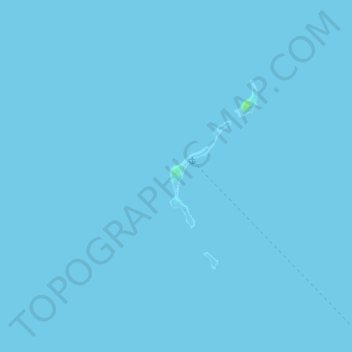 Sambawan Island topographic map, elevation, terrain