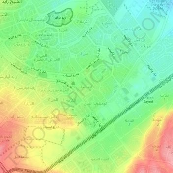 Legenda topographic map, elevation, terrain