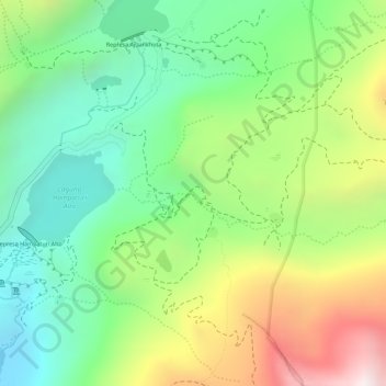 Kormini Waterfall topographic map, elevation, terrain
