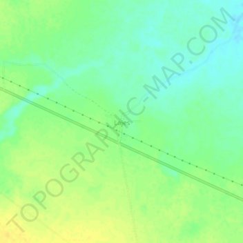 Lajes topographic map, elevation, terrain