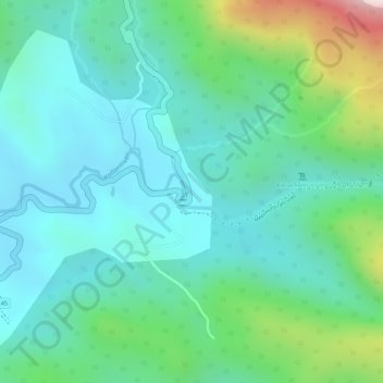 Kallar topographic map, elevation, terrain