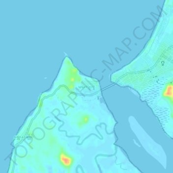 Ma Kyay Ngu topographic map, elevation, terrain
