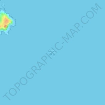 Twofold Bay topographic map, elevation, terrain