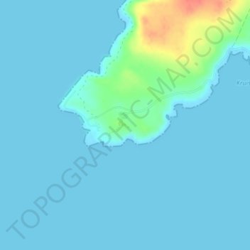 Danger Point Lighthouse topographic map, elevation, terrain