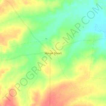 Mount Stuart topographic map, elevation, terrain