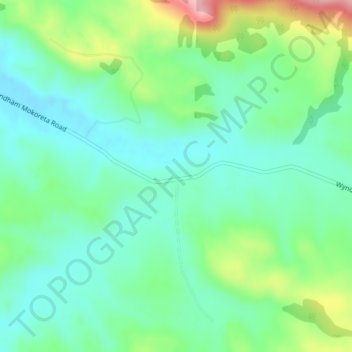 Redan topographic map, elevation, terrain
