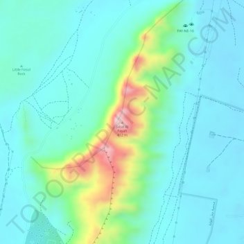 Jabal Al Fayah topographic map, elevation, terrain