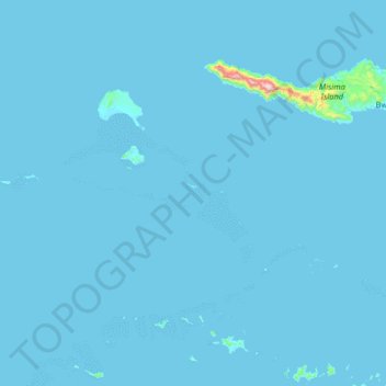 Rara Island topographic map, elevation, terrain