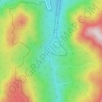 Bagby Hot Springs topographic map, elevation, terrain