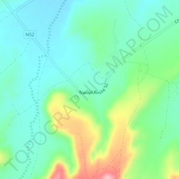 Dalton Pass topographic map, elevation, terrain