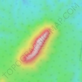 Lithgow City Council topographic map, elevation, terrain