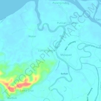 Chicago topographic map, elevation, terrain