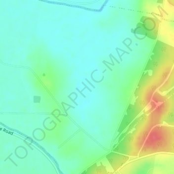 Rifle Range topographic map, elevation, terrain