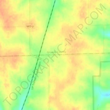 Fender Farms Lake Dam North topographic map, elevation, terrain