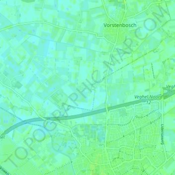 Hazelberg topographic map, elevation, terrain