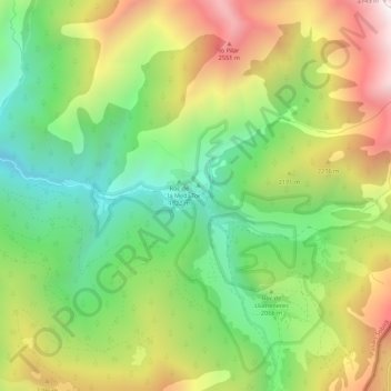 Tor topographic map, elevation, terrain