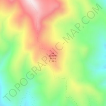 Summit Point topographic map, elevation, terrain