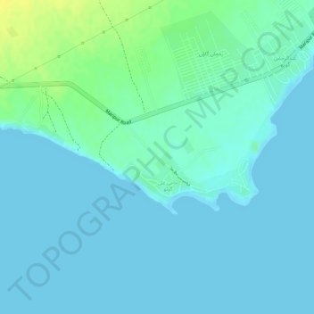 French Beach topographic map, elevation, terrain