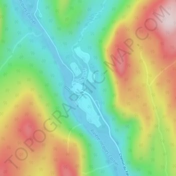 Parc National de la Jacques-Cartier topographic map, elevation, terrain