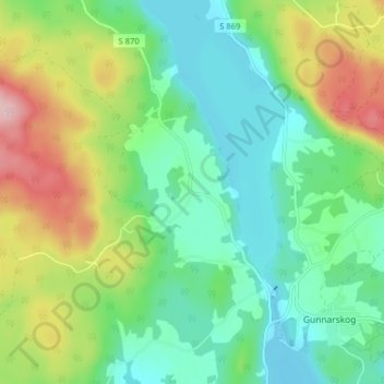 Tobol topographic map, elevation, terrain