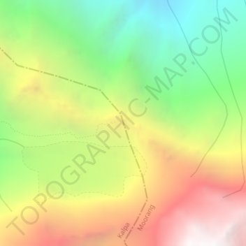 Kinnaur Kailash topographic map, elevation, terrain
