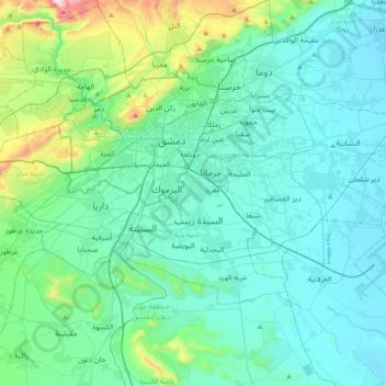 Babella topographic map, elevation, terrain