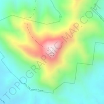 Mount Perry topographic map, elevation, terrain