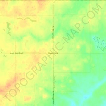 Maple Ridge topographic map, elevation, terrain
