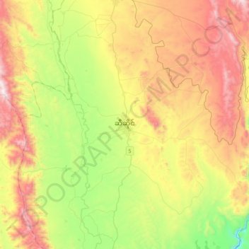 Hsihseng topographic map, elevation, terrain