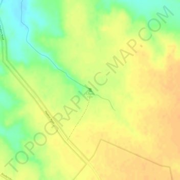 Logan Falls topographic map, elevation, terrain