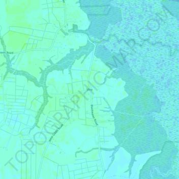 Vine topographic map, elevation, terrain
