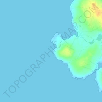 Mace Head topographic map, elevation, terrain