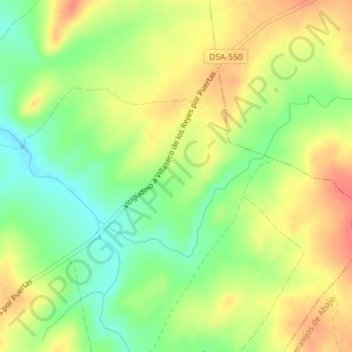 Navagarcía topographic map, elevation, terrain