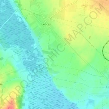 Zele topographic map, elevation, terrain