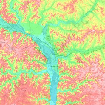 Bell Island topographic map, elevation, terrain