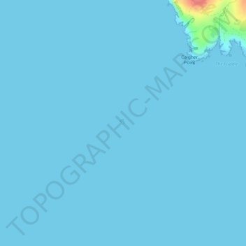 Chicken Rock topographic map, elevation, terrain