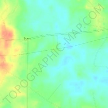 Reed Lake topographic map, elevation, terrain