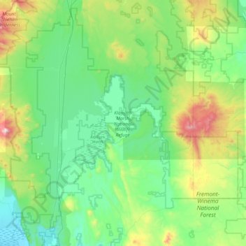 Hog Island topographic map, elevation, terrain