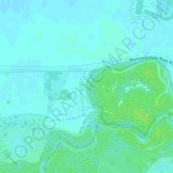 Dunnoon Lagoon topographic map, elevation, terrain