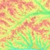 Teising topographic map, elevation, terrain