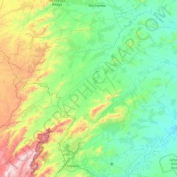 Greater Letaba Local Municipality topographic map, elevation, terrain