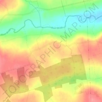 Corbally topographic map, elevation, terrain