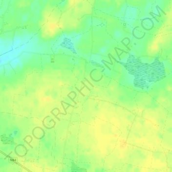 Cregmore (Lynch) topographic map, elevation, terrain