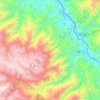 VRAEM topographic map, elevation, terrain
