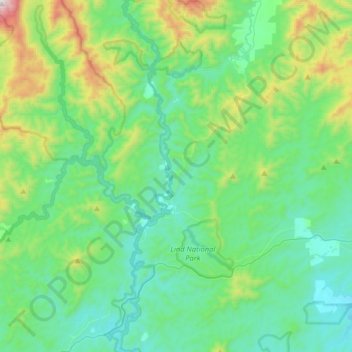 Club Terrace topographic map, elevation, terrain