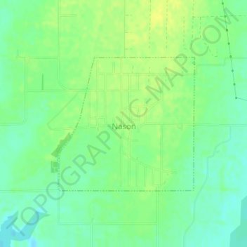 Nason topographic map, elevation, terrain