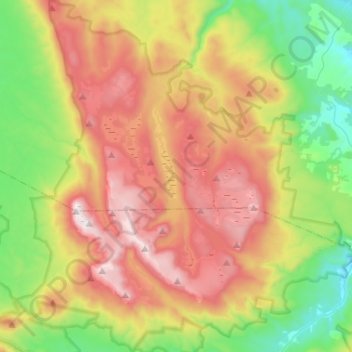 Mount Field National Park topographic map, elevation, terrain