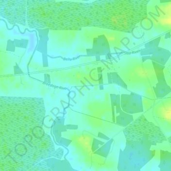 Lurgan topographic map, elevation, terrain